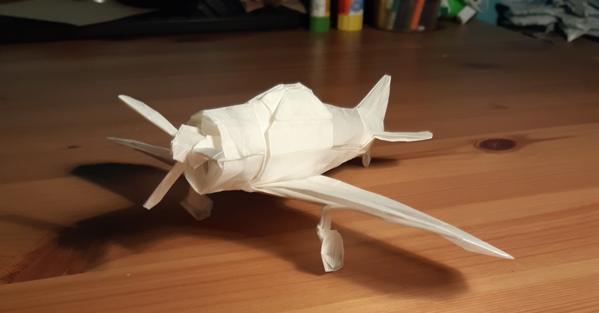 Origami Zero Fighter (Satoshi Kamiya) - 04.12.20 18:37 | Пикабу