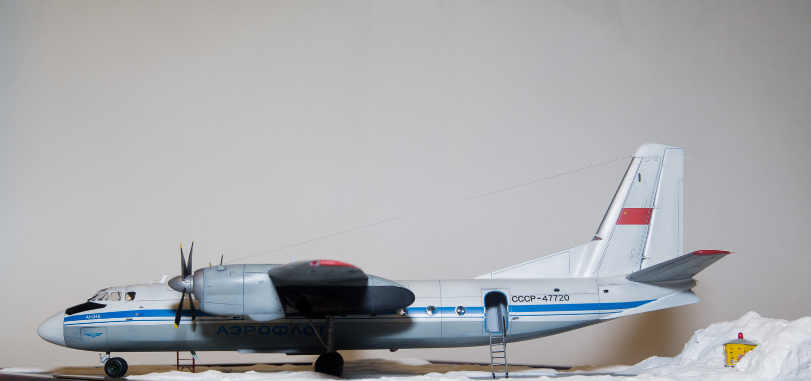 Пластиковая модель самолета Ан-24 от "Amodel" 1/72 Итог | Пикабу