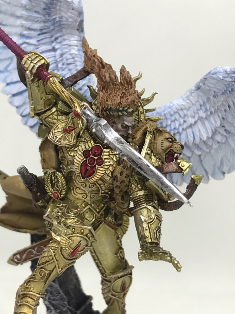 Любительская роспись миниатюр. Warhammer 30 000. Сангвиний | Пикабу