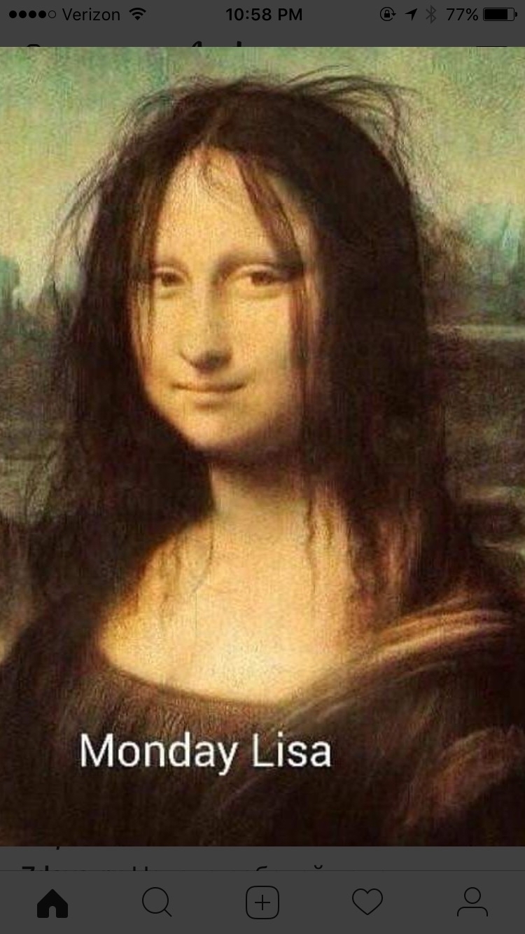 Monday Lisa | Пикабу