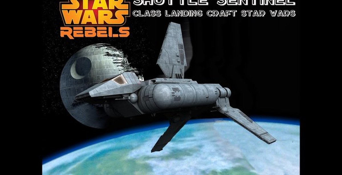 Shuttle Sentinel class landing craft Star wars Челночный десантный ...